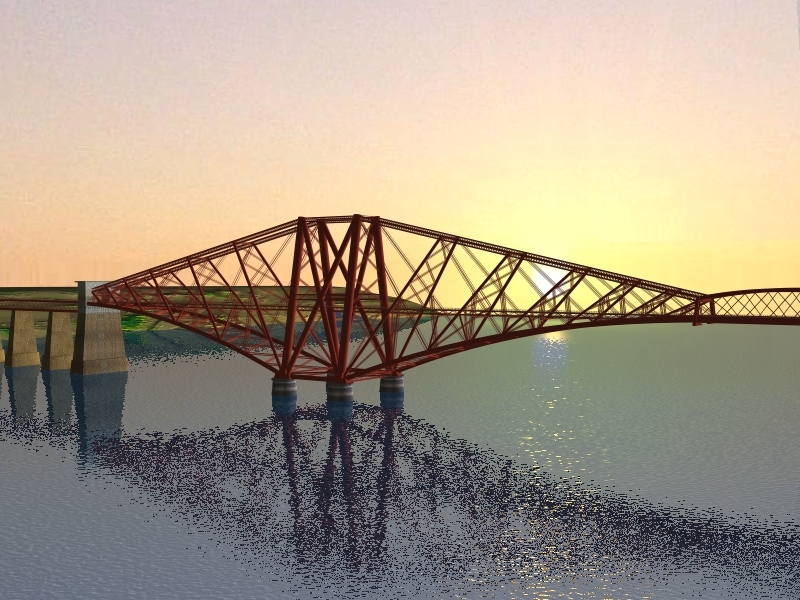 3ds firth forth railway bridge