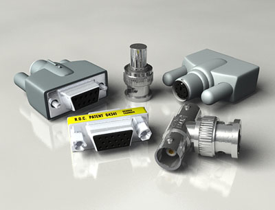 connectors converted 3d model