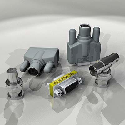 connectors converted 3d model