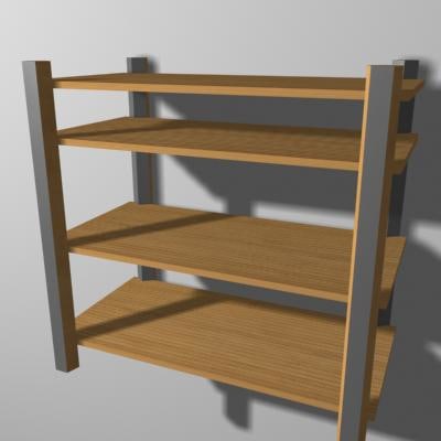 shelf 3d model