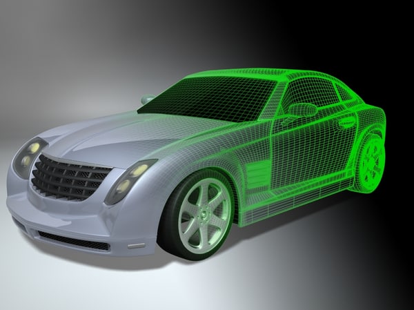 chrysler crossfire concept 3d model
