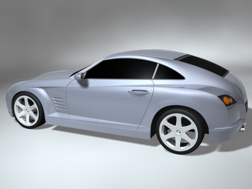 chrysler crossfire concept 3d model