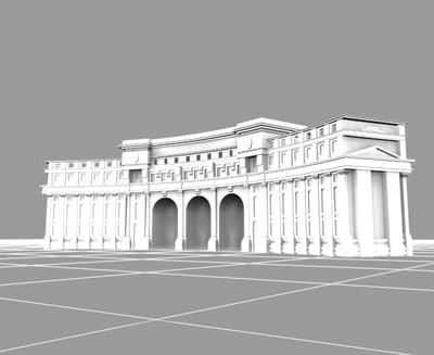 buildings monuments royal landmarks 3d model