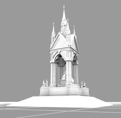 buildings monuments royal landmarks 3d model