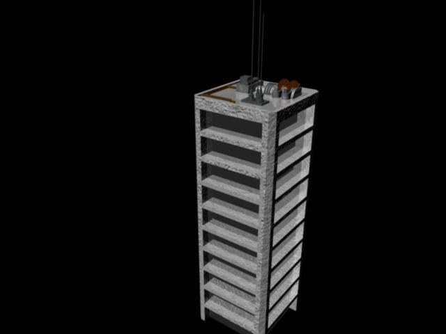 3d skyscraper building model