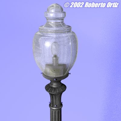 modelo 3d AcornStyleStreetLight - TurboSquid 191807