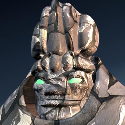 3d fantasy character elemental earth