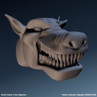 maya fantasy character werewolf