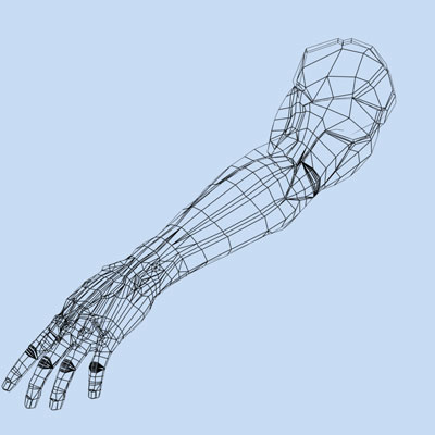 character hand 3d model