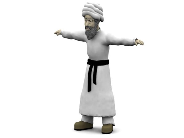 3d model bin laden osama
