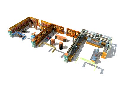 3d shop interiors model