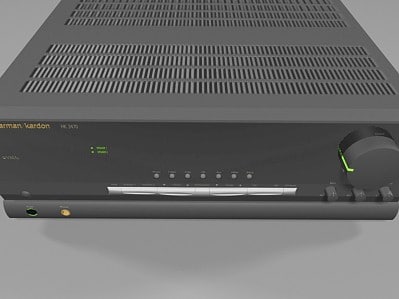 3d model of stereo receiver