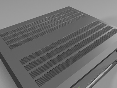 3d model of stereo receiver