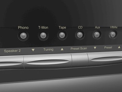 3d model of stereo receiver