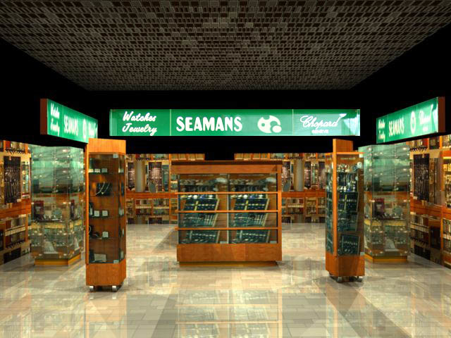 3d shop interiors model