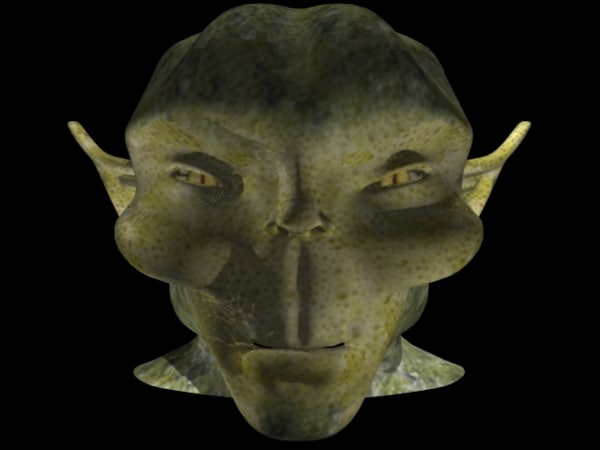 goblin face 3d max