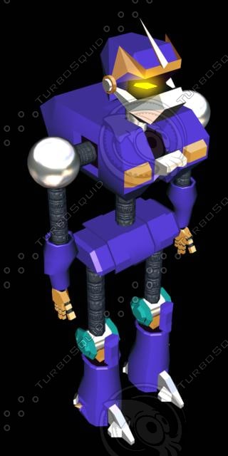 3d robot bot model