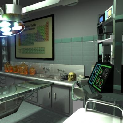 view laboratory 3d model