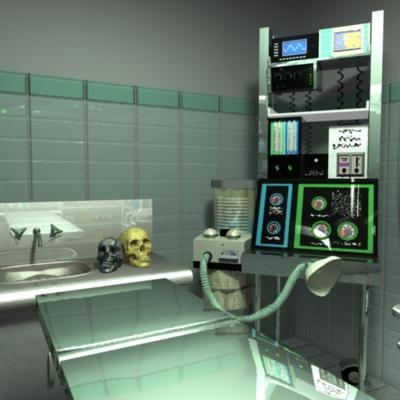 view laboratory 3d model