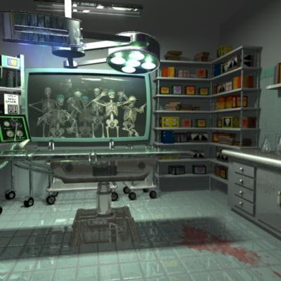 view laboratory 3d model
