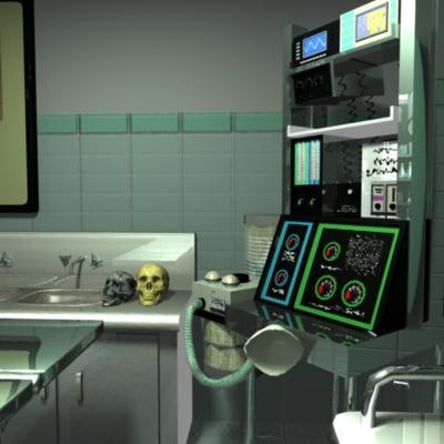 view laboratory 3d model