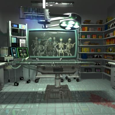 view laboratory 3d model