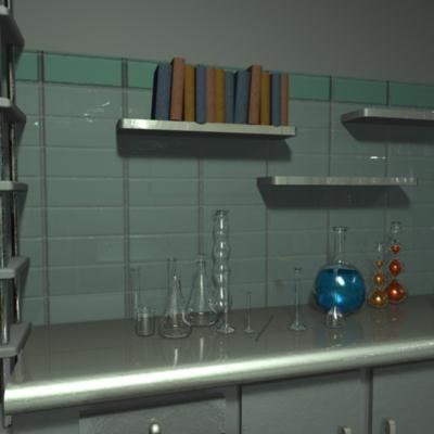 view laboratory 3d model