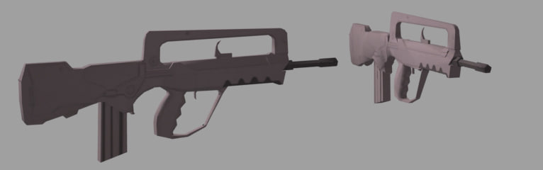 famas 3d model