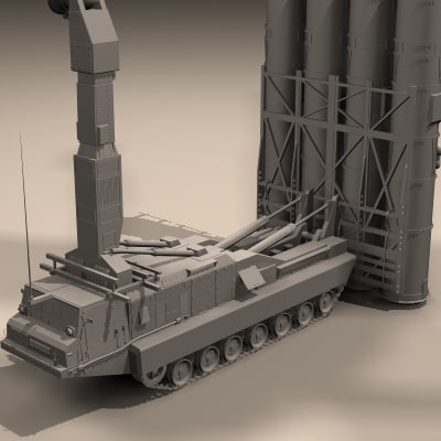 3d model vehicle s-300 v