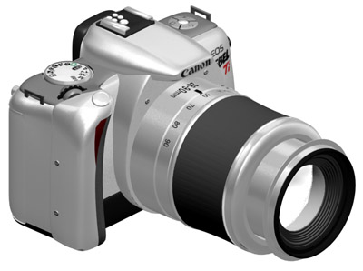 canon eos ti 3d model