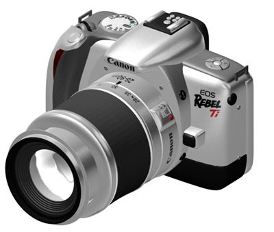 canon eos ti 3d model
