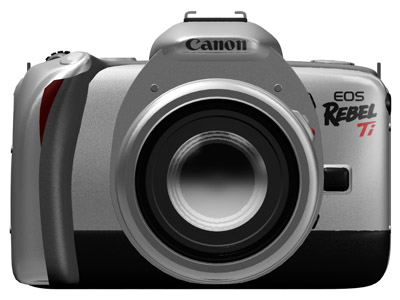 canon eos ti 3d model
