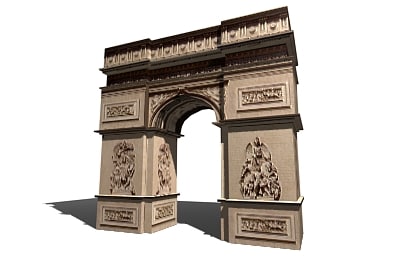 3d arch arc model
