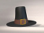 pilgrim hat 3d model