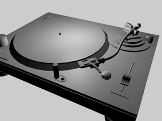 turntable 3d model
