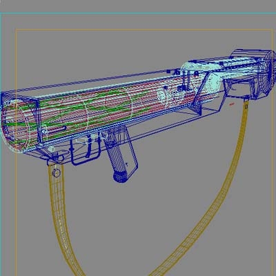 3d model acme gun