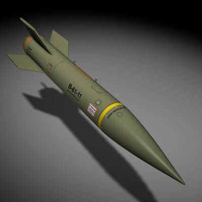 3d model blu-82b bomb air missile