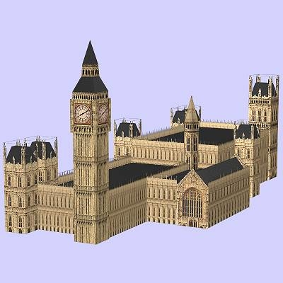 house parliament big 3d model