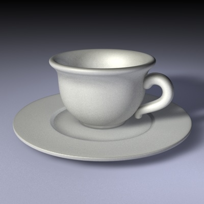 3d cup plate