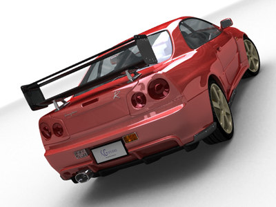 tommy kaira gt-r r34 3d model