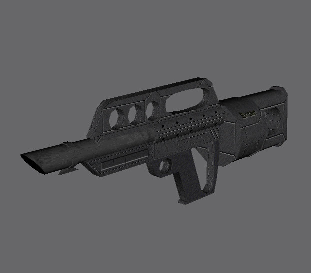 3ds max gun