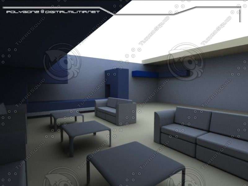 3d lounge model