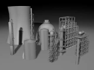 plant complex 3d model