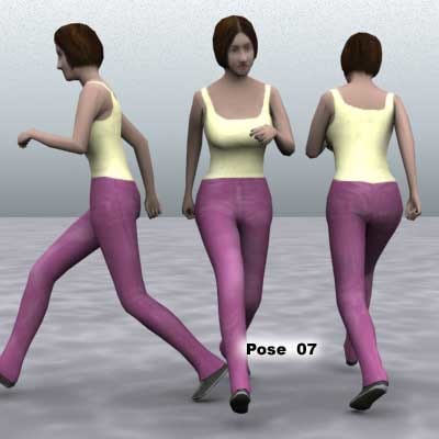 obj human female girl