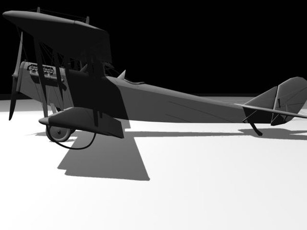 curtiss jenny 3d model
