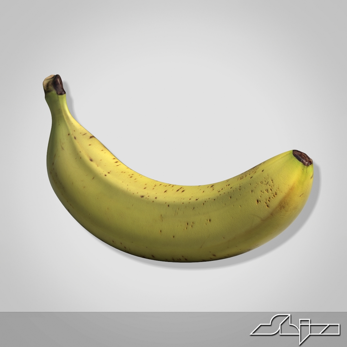 banana fruit 3d model