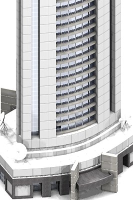 3d skyscraper sky scraper model