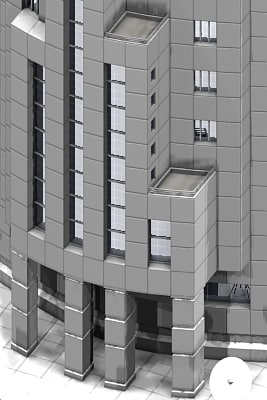 3d skyscraper sky scraper model