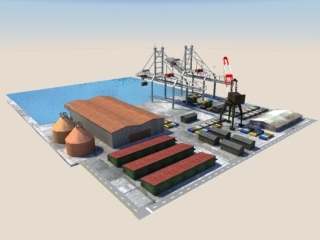 Port Terminal 3D Models for Download | TurboSquid