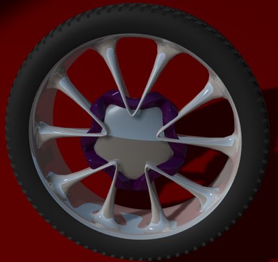 mag wheel 3d model